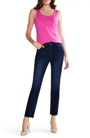 NIC+ZOE Shirttail Hem Perfect Tank - Orchid Petal