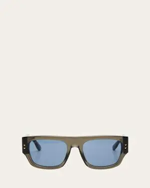 Gucci Oversized Rectangle Sunglasses - Grey