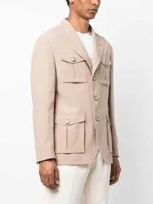 Brunello Cucinelli Single-breasted Linen Blazer