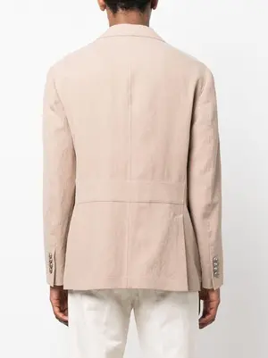 Brunello Cucinelli Single-breasted Linen Blazer