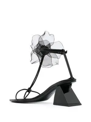 NENSI DOJAKA Flower-appliqué Sandals