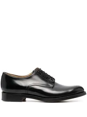 FURSAC Almond-toe Derby Shoes - Black