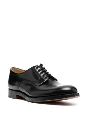 FURSAC Almond-toe Derby Shoes - Black