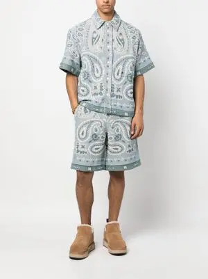 Amiri Paisley-embroidered Shorts