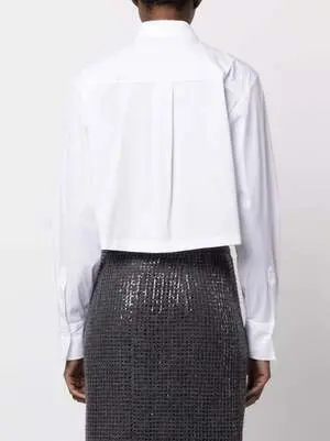 Brunello Cucinelli Cropped Long-sleeve Shirt