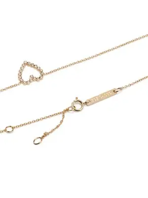 Zoe Chicco 14kt Yellow Diamond Heart Necklace