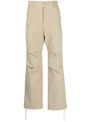 Stance Pleat-detail Cropped Trousers