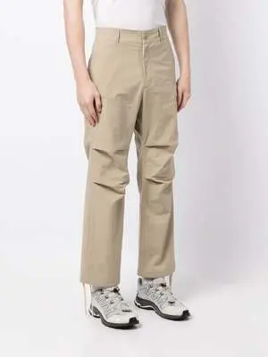 Stance Pleat-detail Cropped Trousers
