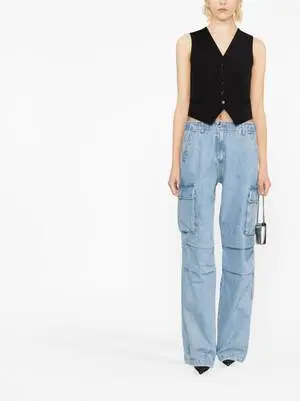 Coperni Denim Cargo Trousers - Blue