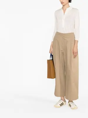 Studio Nicholson Pleat-detail Wide-leg Trousers