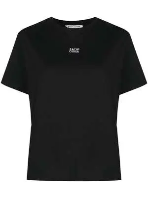Each X Other Logo-print Crew-neck T-shirt - Black
