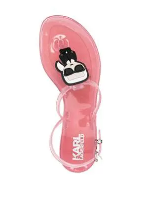 Karl Lagerfeld Ikonik Karl Flat Sandals