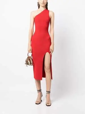 Michael Kors Asymmetric Knitted Dress