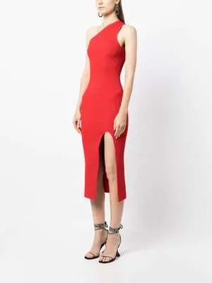 Michael Kors Asymmetric Knitted Dress