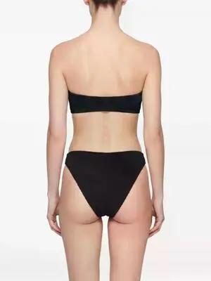Hunza G Crinkled Two-piece Bikini - Black