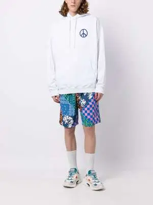 COUNTY OF MILAN Marcelo Burlon Peace Printed Hoodie