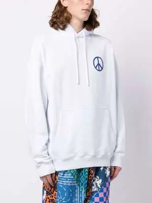 COUNTY OF MILAN Marcelo Burlon Peace Printed Hoodie