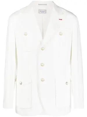 Brunello Cucinelli Linen Jacket With Pockets