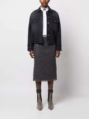 Brunello Cucinelli Sequin-embellished Midi Skirt