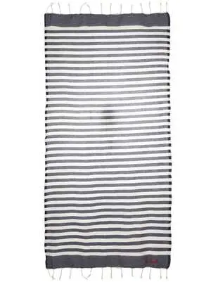 MC2 SAINT BARTH Striped Fringed Beach Towel