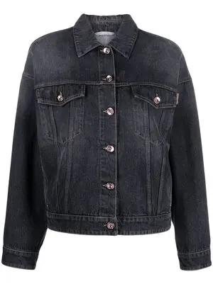 Brunello Cucinelli Authentic Monili-embellished Denim Jacket