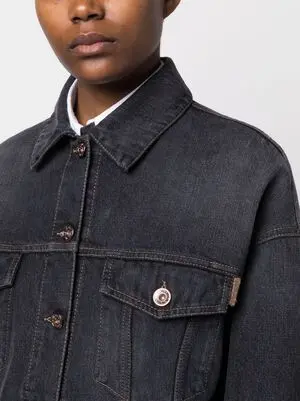 Brunello Cucinelli Authentic Monili-embellished Denim Jacket