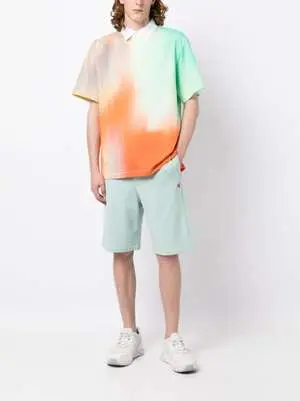 Maison Kitsuné Logo-patch Track Shorts - Green