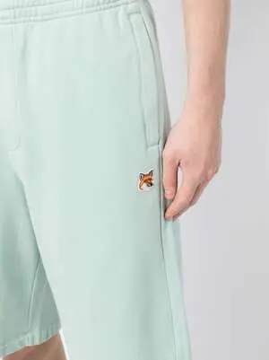 Maison Kitsuné Logo-patch Track Shorts - Green