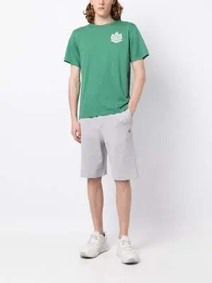 Maison Kitsuné Logo-patch Track Shorts - Grey