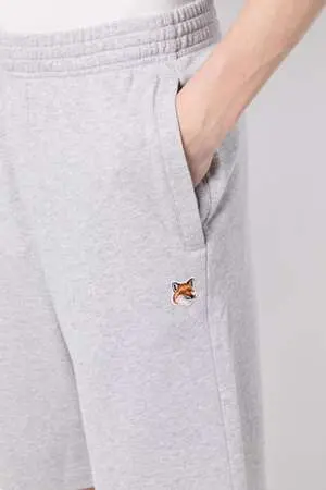Maison Kitsuné Logo-patch Track Shorts - Grey