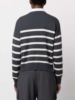 Brunello Cucinelli Striped Cashmere Jumper