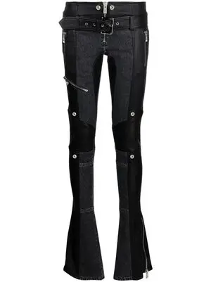 Versace Belted Zip-cuff Trousers