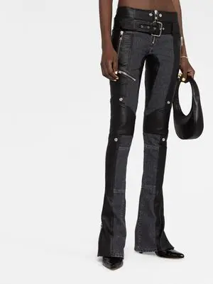 Versace Belted Zip-cuff Trousers