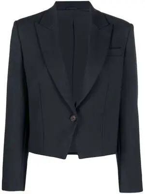 Brunello Cucinelli Single-breasted Cropped Blazer