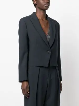 Brunello Cucinelli Single-breasted Cropped Blazer