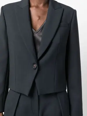 Brunello Cucinelli Single-breasted Cropped Blazer