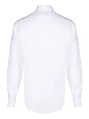 DEPERLU Linen Button-down Shirt - White