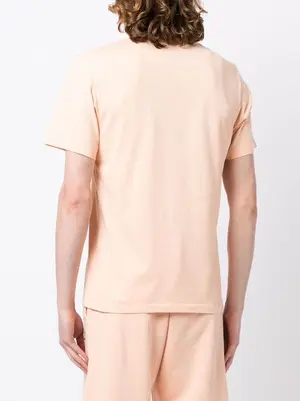 Maison Kitsuné Logo-print Cotton T-shirt - Pink
