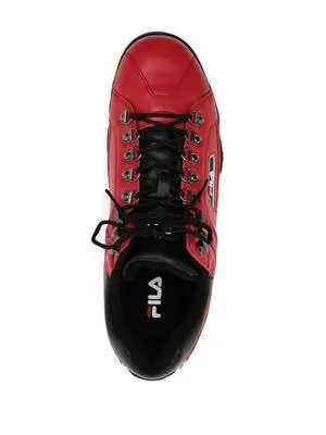 FILA Panelled Lace-up Leather Sneakers