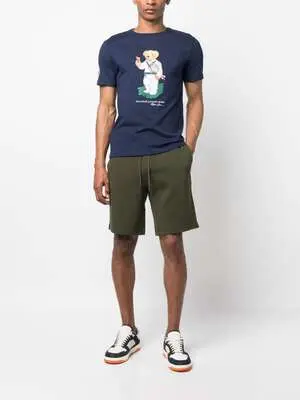 Polo Ralph Lauren Teddy Bear-print Short-seeved Cotton T-shirt
