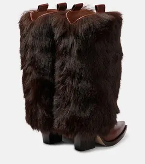 Paris Texas Leather Knee-high Boots - Brown