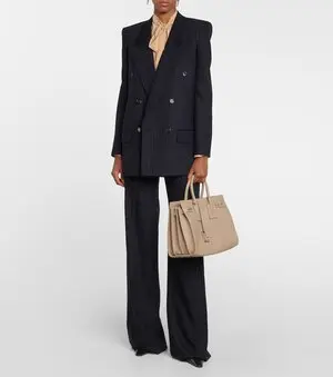 Saint Laurent Sac De Jour Small Tote Bag - Beige