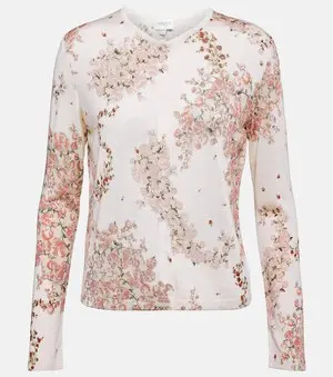 Giambattista Valli Floral Cashmere And Silk Cardigan - Multicoloured