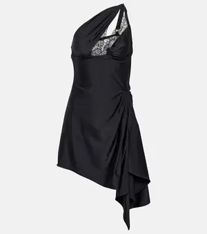 Coperni One-shoulder Minidress - Black