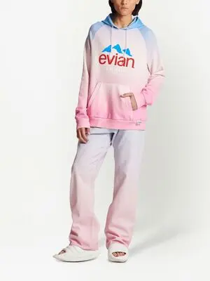 Balmain X Evian Gradient-effect Hoodie