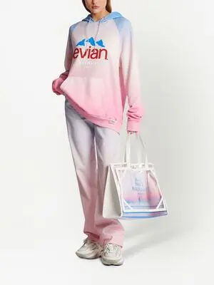 Balmain X Evian Gradient-effect Oversized Hoodie