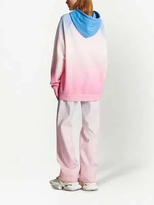 Balmain X Evian Gradient-effect Oversized Hoodie