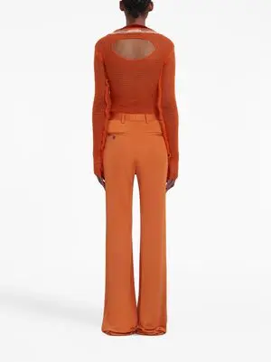Marni Pressed-crease Straight-leg Trousers