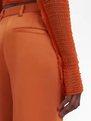 Marni Pressed-crease Straight-leg Trousers