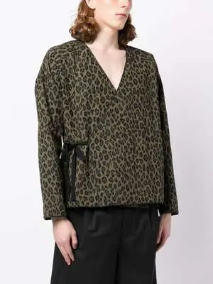 CLOT Leopard-print Kimono